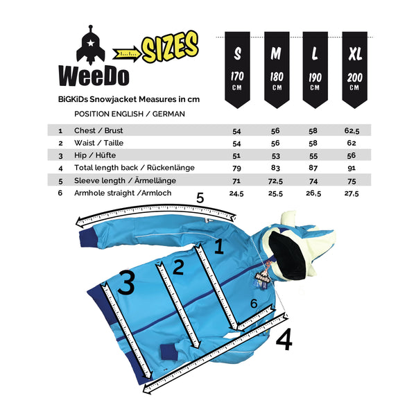 BIGKID ZEEDO Zebra snow jacket – WeeDo funwear GmbH